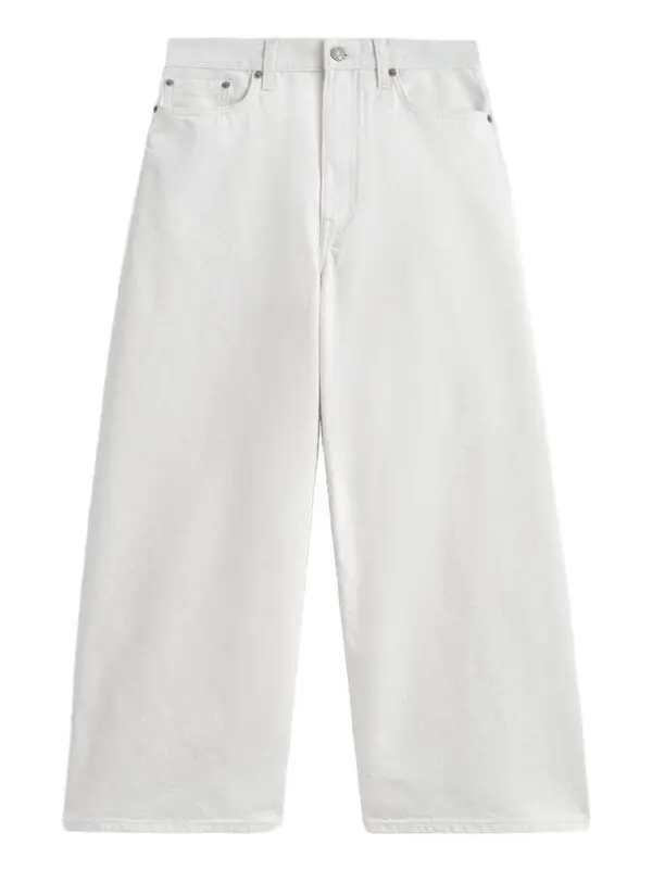 Cos Denim Culottes - White
