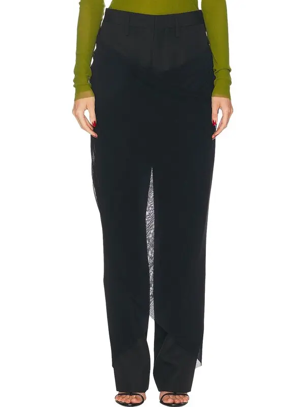 Jean Paul Gaultier Tailored Pant - Black
