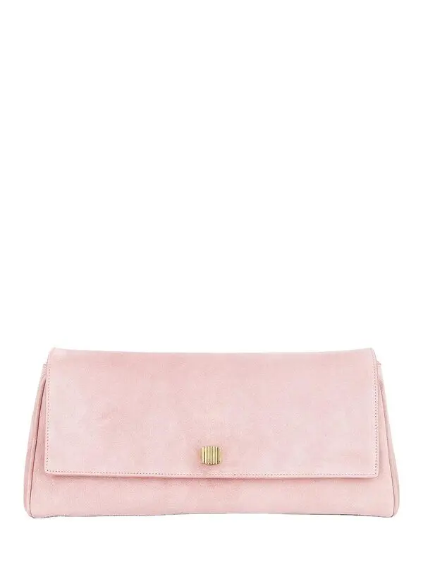 Khaite Audrey Clutch - Dusty Pink