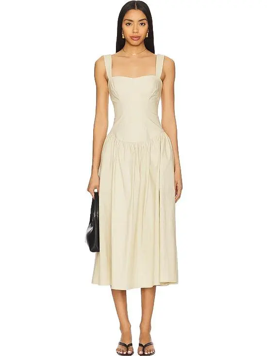 Tularosa Allie Midi Dress - Oat