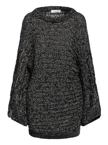 Fabiana Filippi Sweater In Polyester, Cotton, And Polyamide - Black