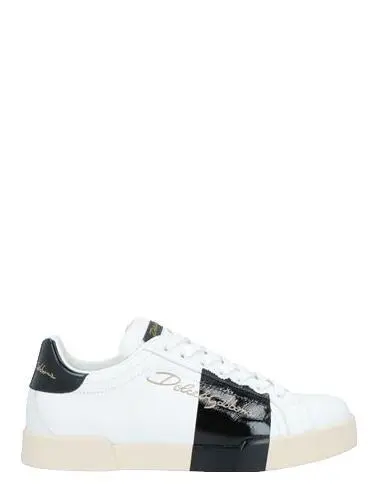 Dolce & Gabbana Sneakers In Calfskin - Black