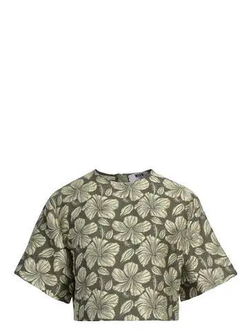 MSGM Jacquard Top - Green