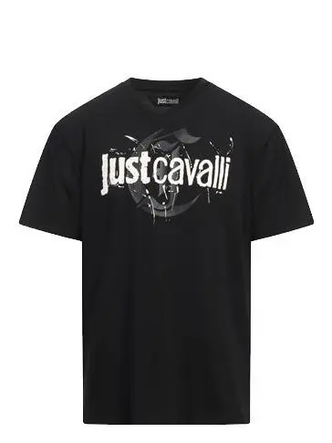Just Cavalli T-shirt Size Cotton - Black