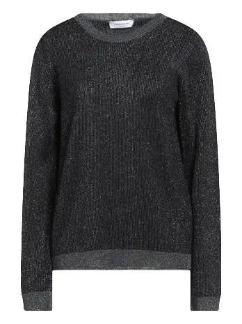 Fabiana Filippi Knitted Two-tone Sweater - Midnight Blue