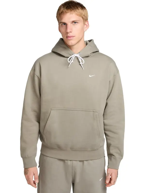 Nike Solo Swoosh Fleece Pullover Hoodie - Green