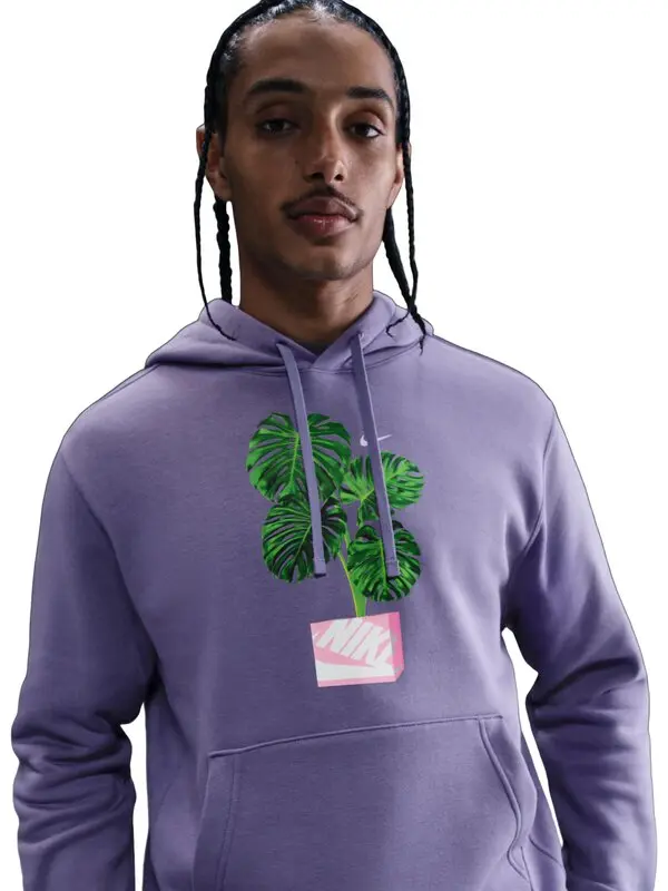 Nike Club Pullover Hoodie - Purple