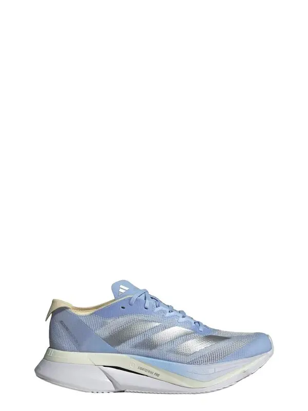 Adidas Adizero Boston 12 Sneakers - Dash Grey/matte Silver/warm Vanilla