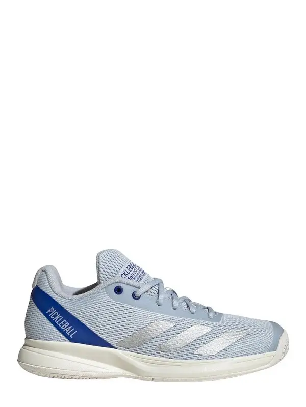 Adidas Pickleball Athletic Sneakers - Halo Blue/silver Metallic/lucid Blue