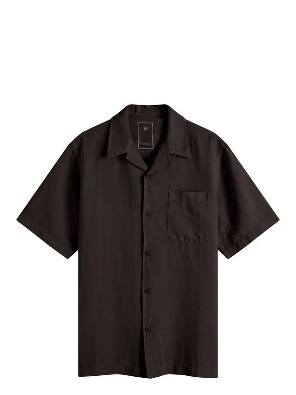 MAHARISHI Hemp Vacation Shirt - Black