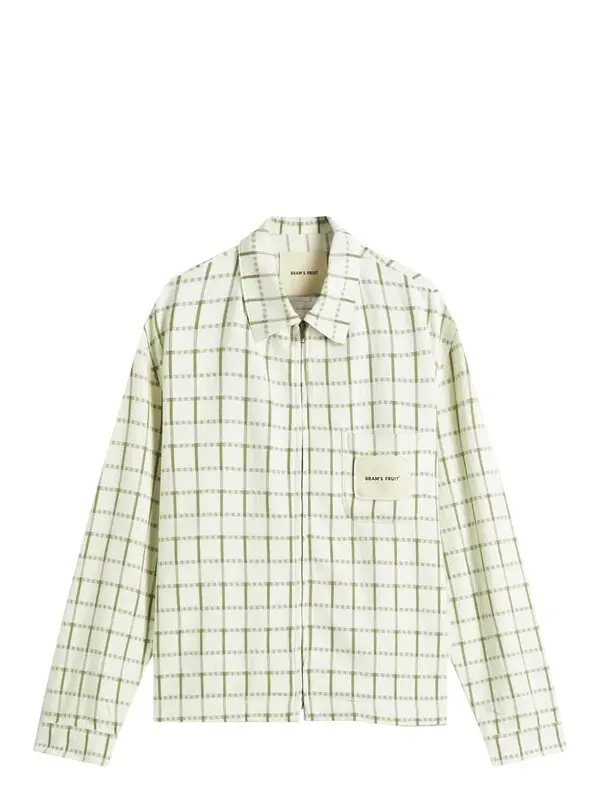 BRAM'S FRUIT Tea Cloth Shirt Jacket - Green