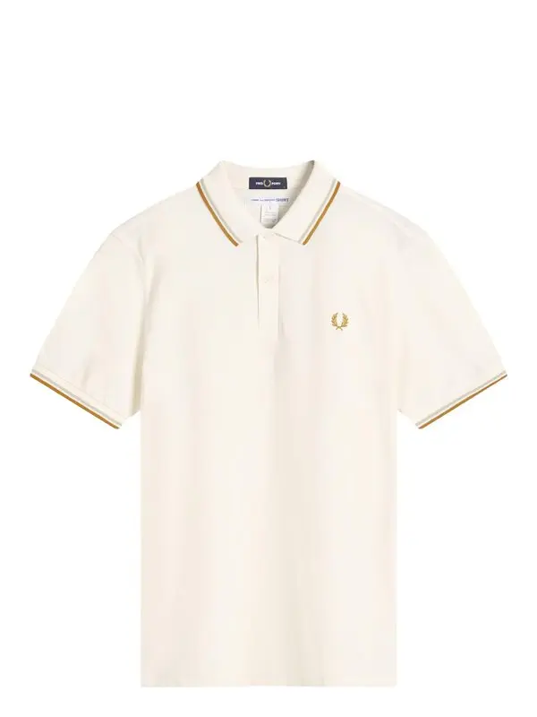 Comme Des Garçons X Fred Perry Polo Shirt - Peach