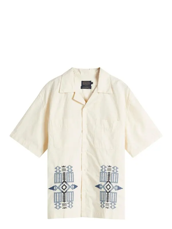 Pendleton Camp Collar Shirt - Fire Legend