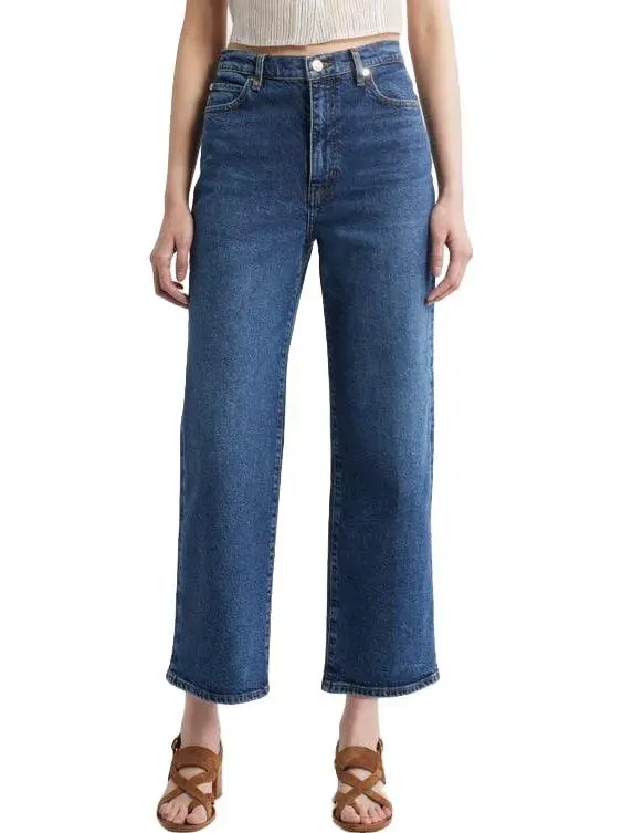 FRAME The Wide High-waist Ankle Jeans - Archie