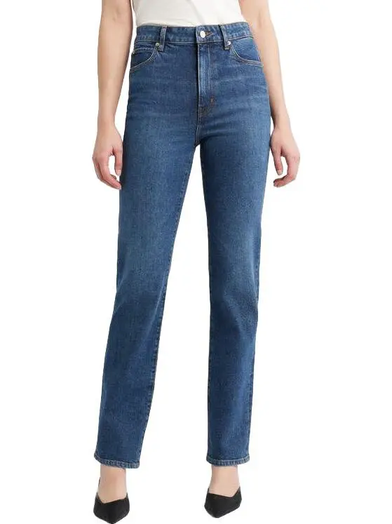 FRAME The Ruler High-waist Straight-leg Jeans - Rory