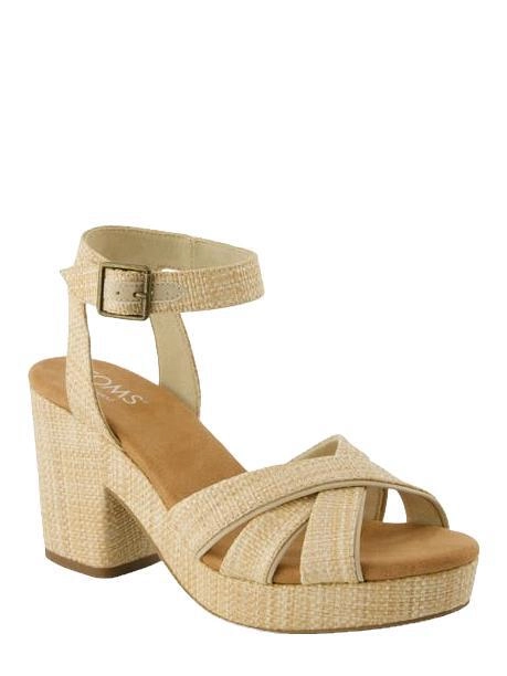Toms Majorca Platform Sandals - Natural