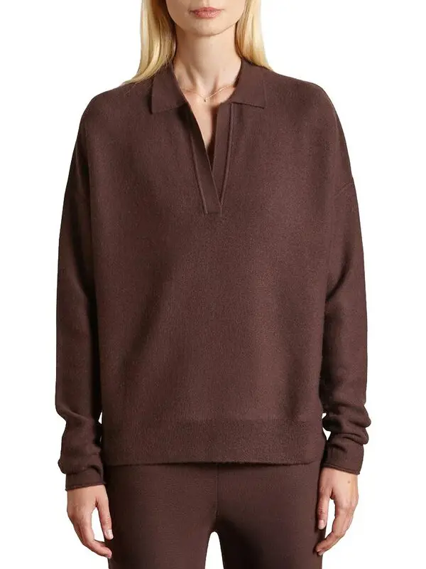 OYUN Bristol Cashwool Rugby Tunic - Acai