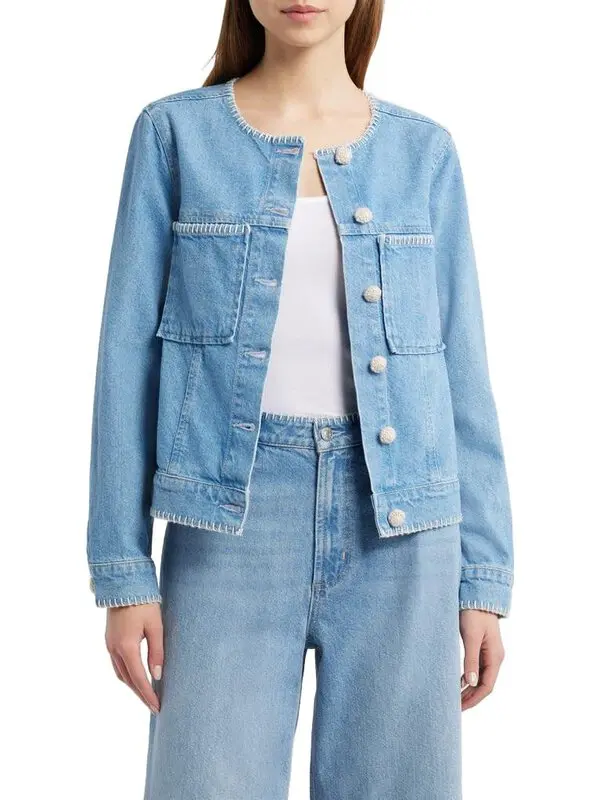 Rails Lido Whipstitch Denim Jacket - Harbor