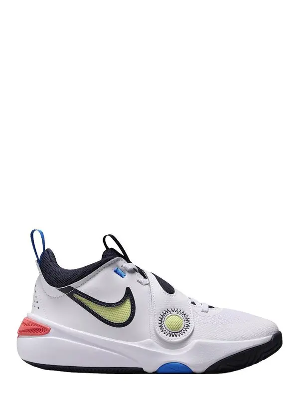 Nike Team Hustle D 11 Sneakers - White/bright Crimson/photo Blue