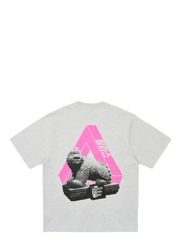 PALACE Seoul 2 Seoul Triferg T-shirt - Grey Marl