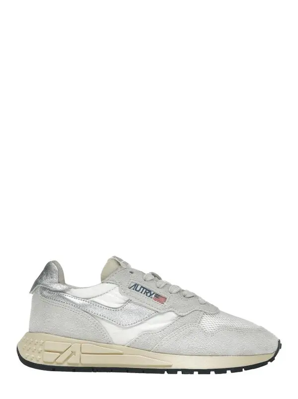 AUTRY Reelwind Low Sneakers - White/silver
