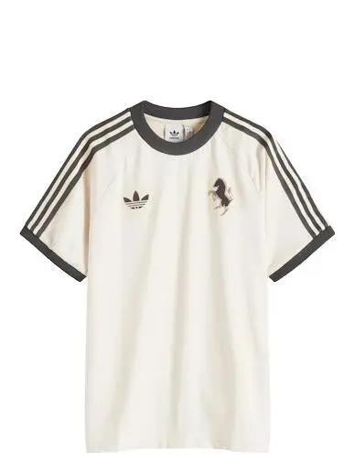 Adidas Juventus Fc Og 3 Stripe T-shirt - Wonder White