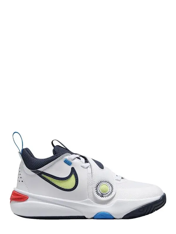 Nike Team Hustle D 11 - White/bright Crimson/photo Blue
