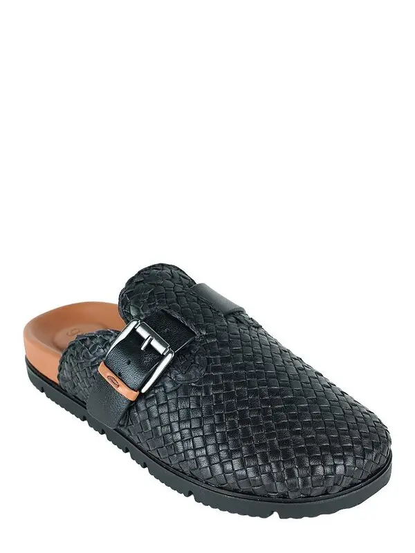 KENNETH COLE Brantley Woven Clogs - Black Woven
