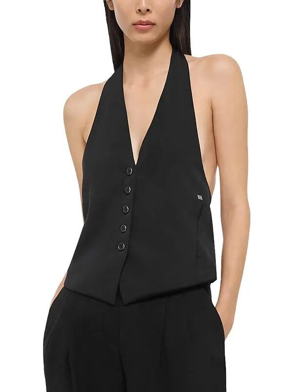 Helmut Lang Halter Vest - Black