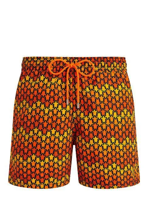 Vilebrequin Printed Swim Trunks - Orange