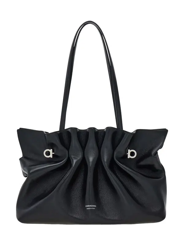 FERRAGAMO Soft Bag - Black