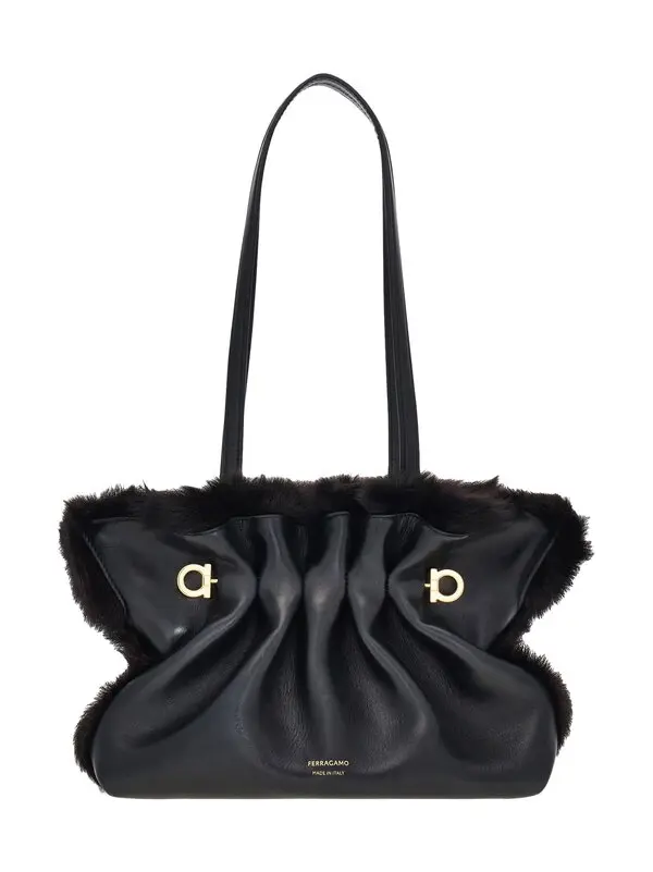 FERRAGAMO Shoulder Bag - Black