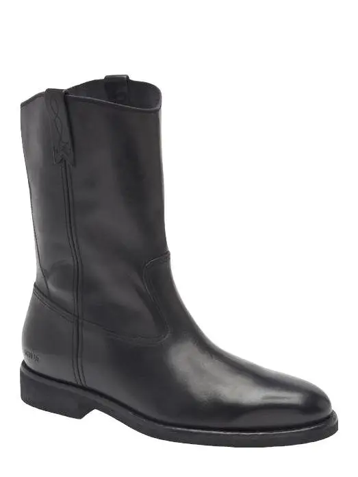 Golden Goose Leather Biker Boots - Black