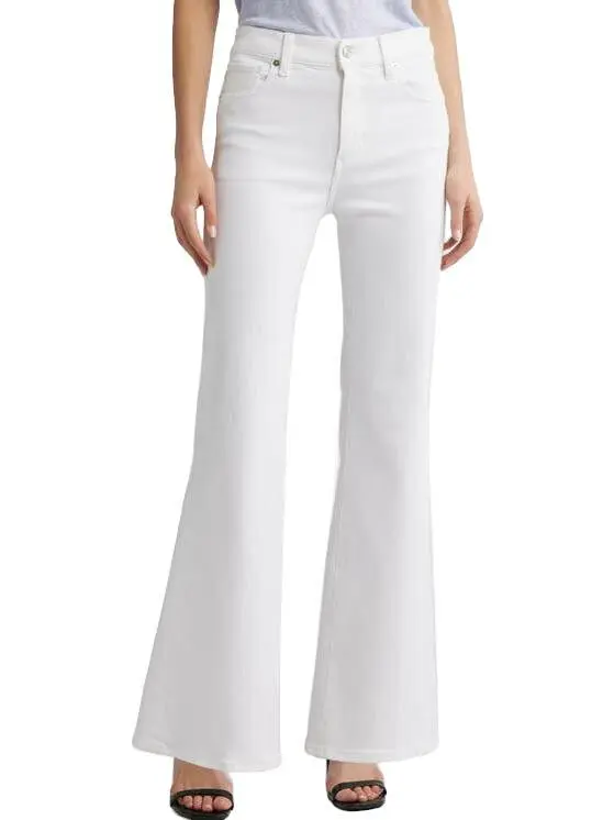 FRAME The Icon Flare Jeans - White