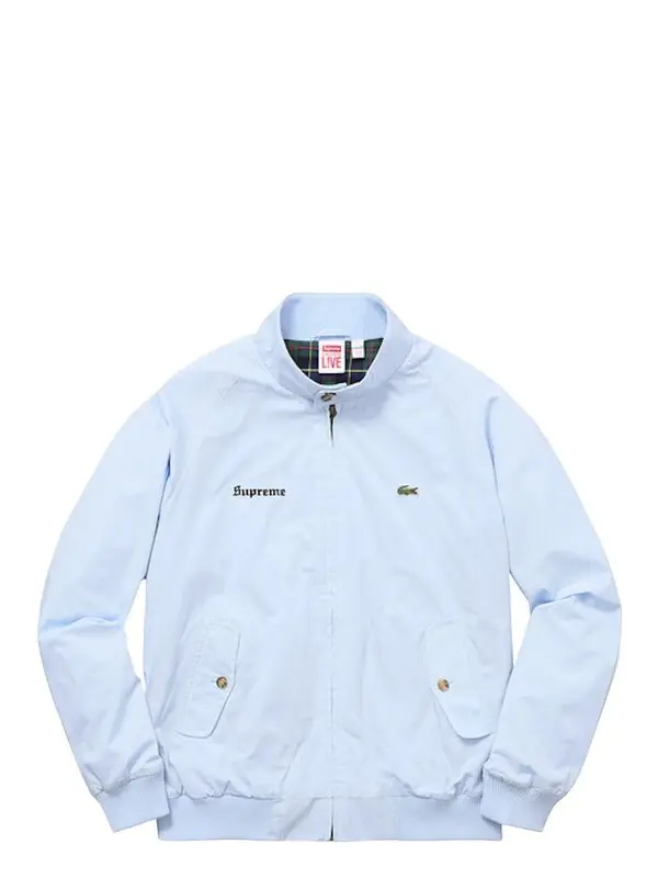 Supreme X Lacoste Harrington Jacket - Light Blue