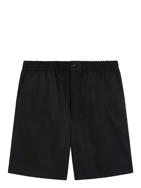 Ami Elasticated-waist Shorts - Black