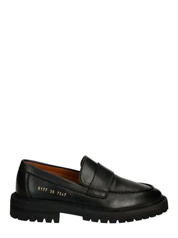 COMMON PROJECTS Leather Loafers - Black