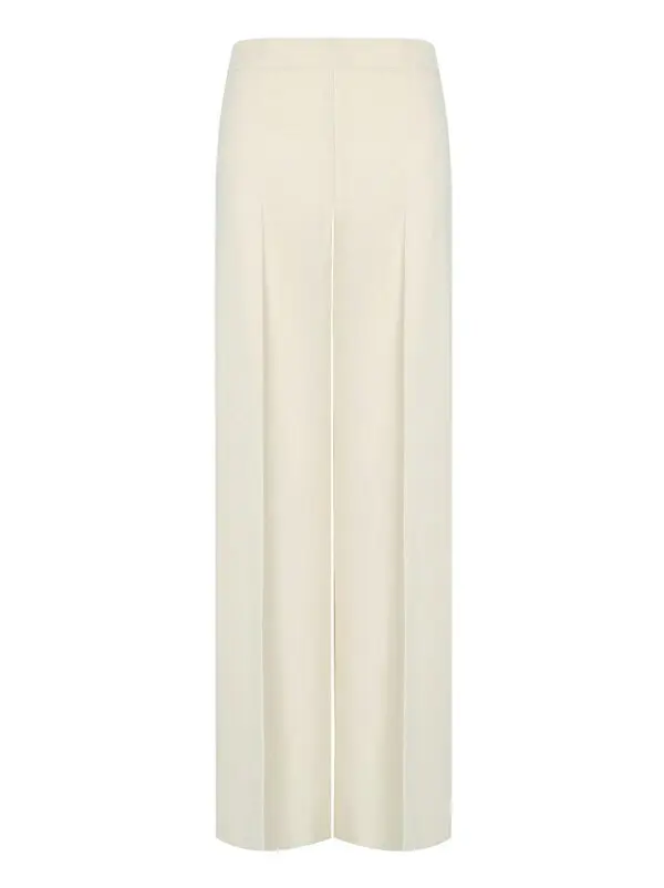 TWINSET Madreperla Wide Leg Trousers - White