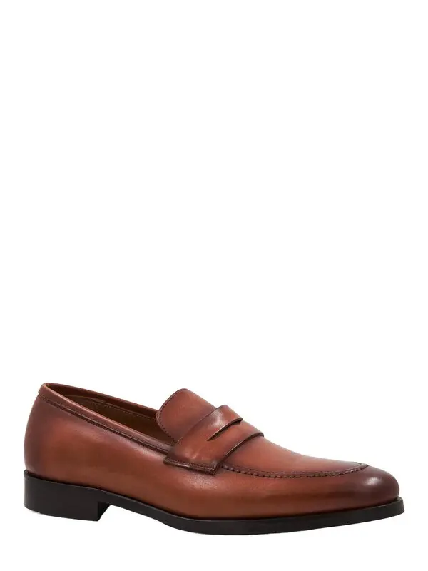 Bruno Magli Preston Penny Loafer - Cognac
