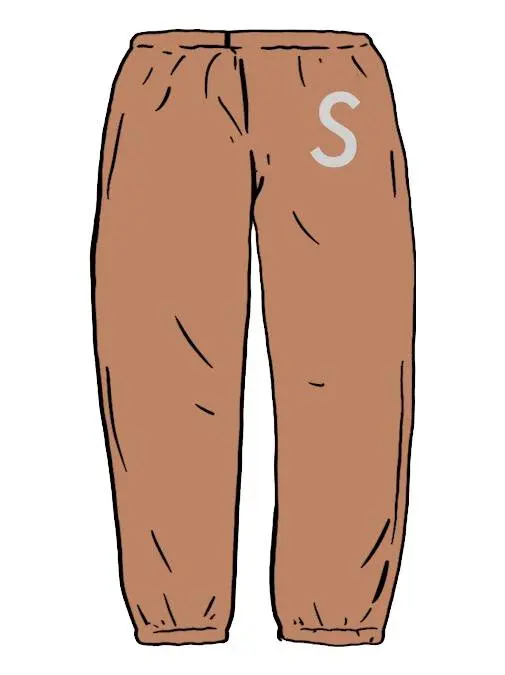 Supreme Swarovski Logo Sweatpant - Brown
