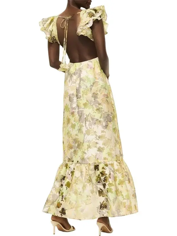 Misa Septima Midi Dress - Lucent Blooms