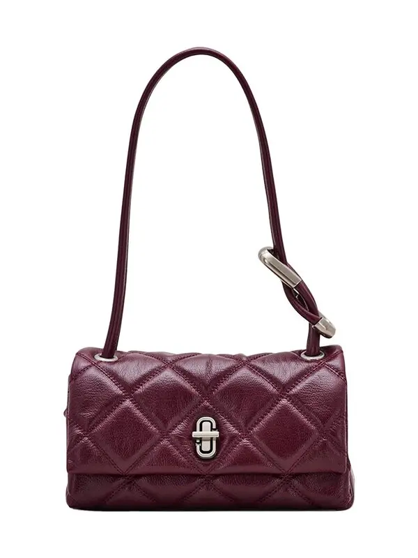 Marc Jacobs Mini Dual Shoulder Bag - Dark Plum