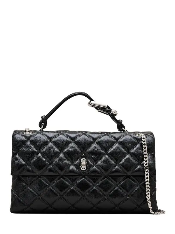 Marc Jacobs Xl Dual Chain Shoulder Bag - Black