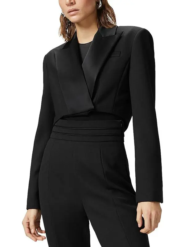 Pinko Spencer Shirt Cut Jacket - Limo Black