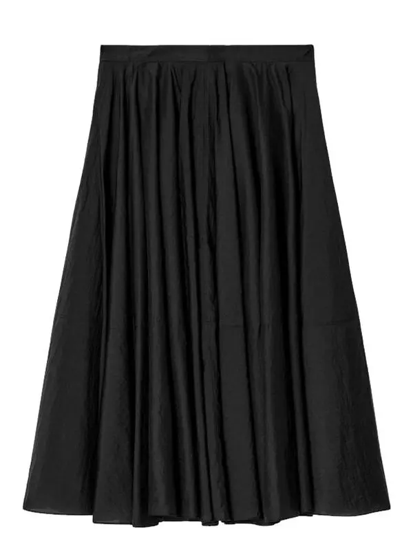 Cos Circle-cut Midi Skirt - Black