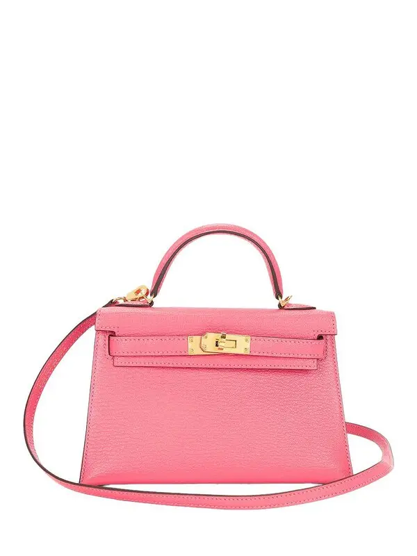 Hermès Chevre Kelly 20 Handbag - Rose Lipstick