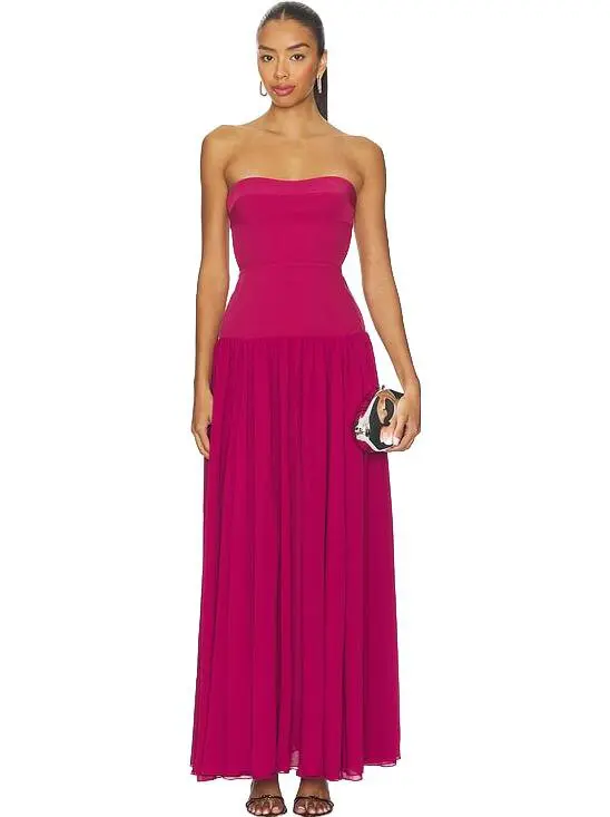 LOVERS AND FRIENDS Margot Gown - Plum