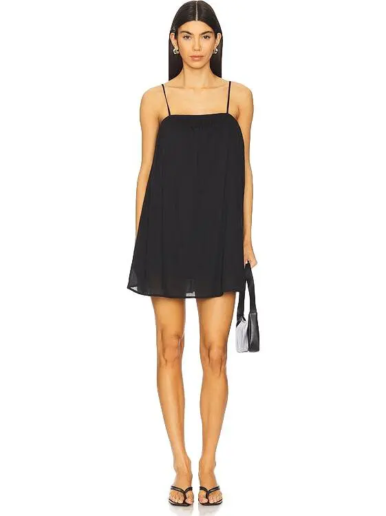 Seafolly Gathered Bandeau Mini Dress - Black