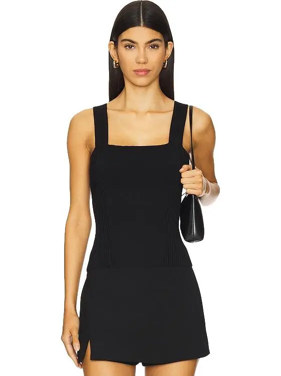 LA LIGNE Knit Top - Black