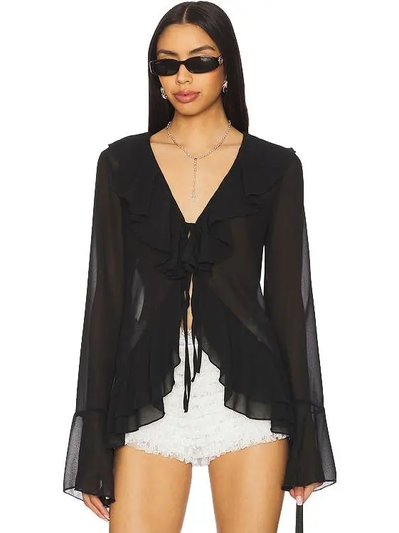 MORE TO COME Alisia Top - Black